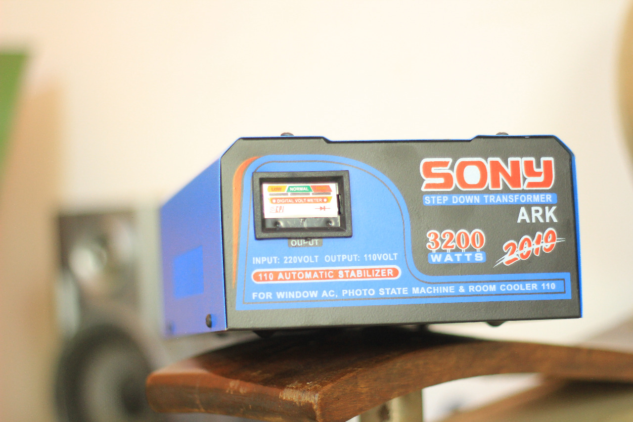Sony Stabilizer and Voltage converter 220 to 110 Volt | Daraz.pk