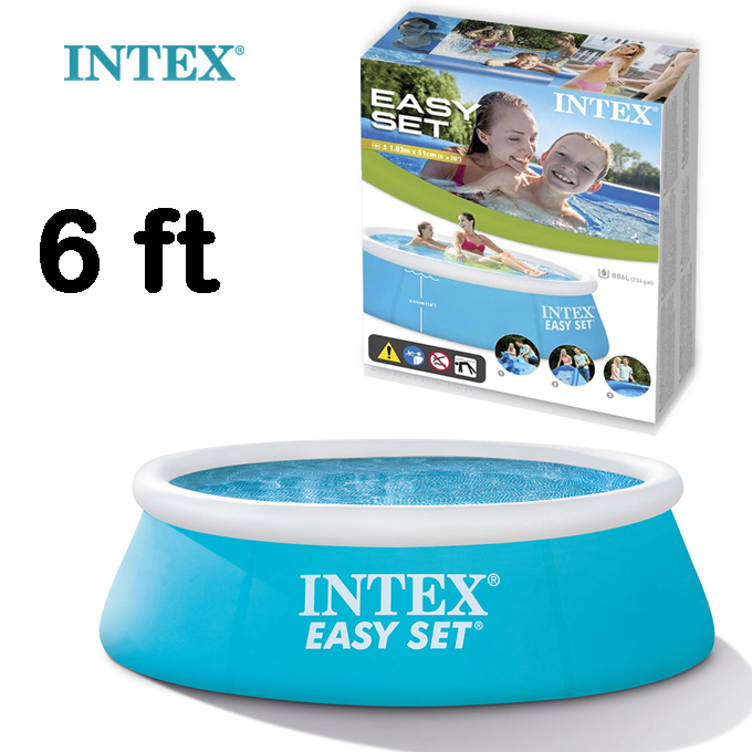 INTEX Easy Set Family Swimming Pool 6 - 8 - 10 Ft - Swimming Pool Big ...