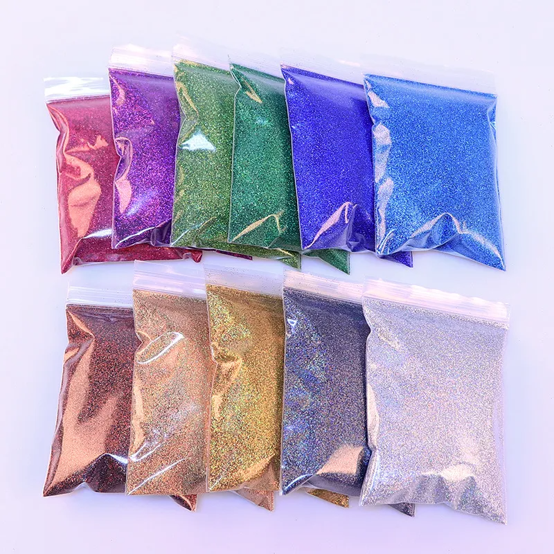 5g Holographic Hexagon Chunky Glitter Epoxy Resin Filler Flakes Laser ...