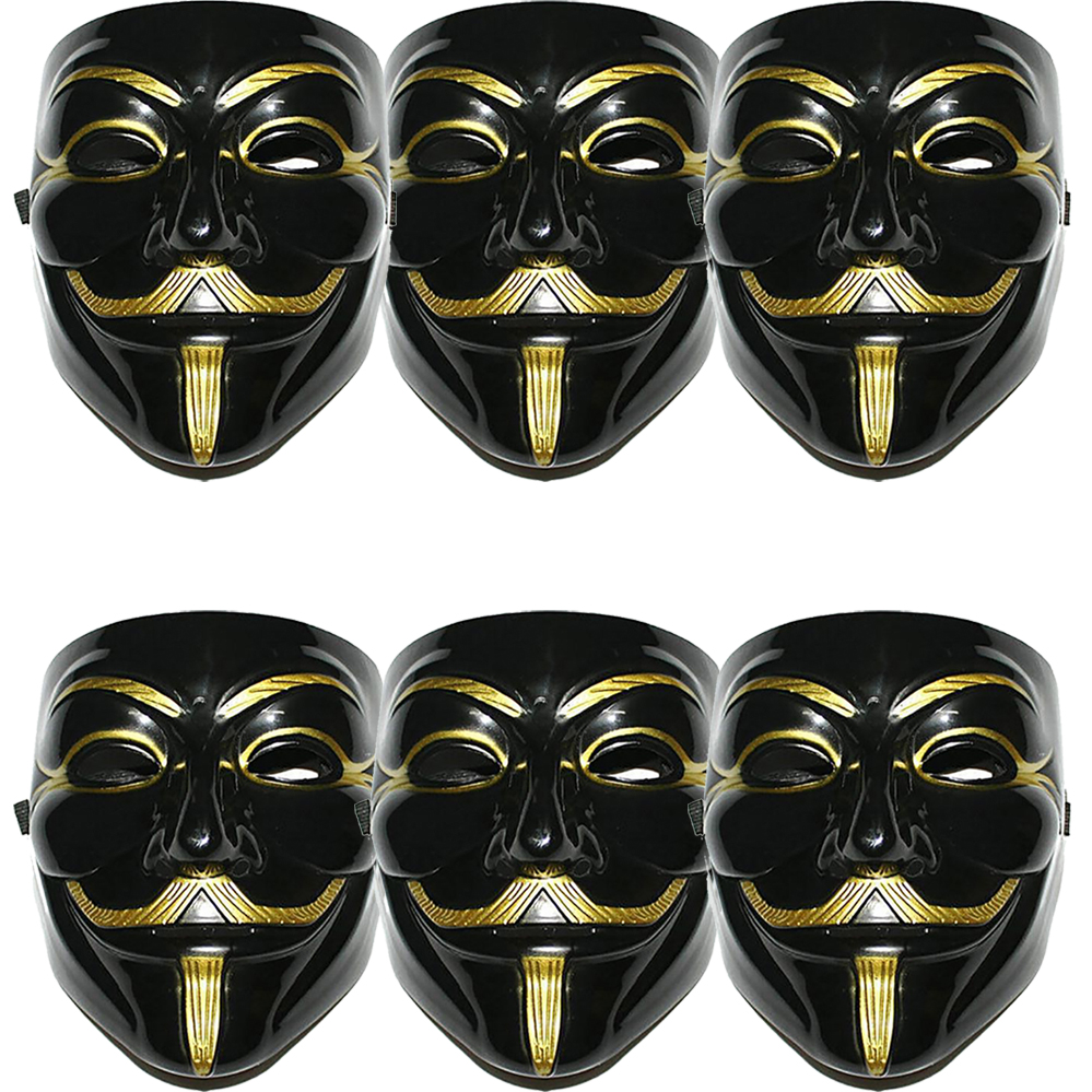 Black Hacker Mask Ghost Dancer V Character Vendetta Mask - Cyberpunk ...