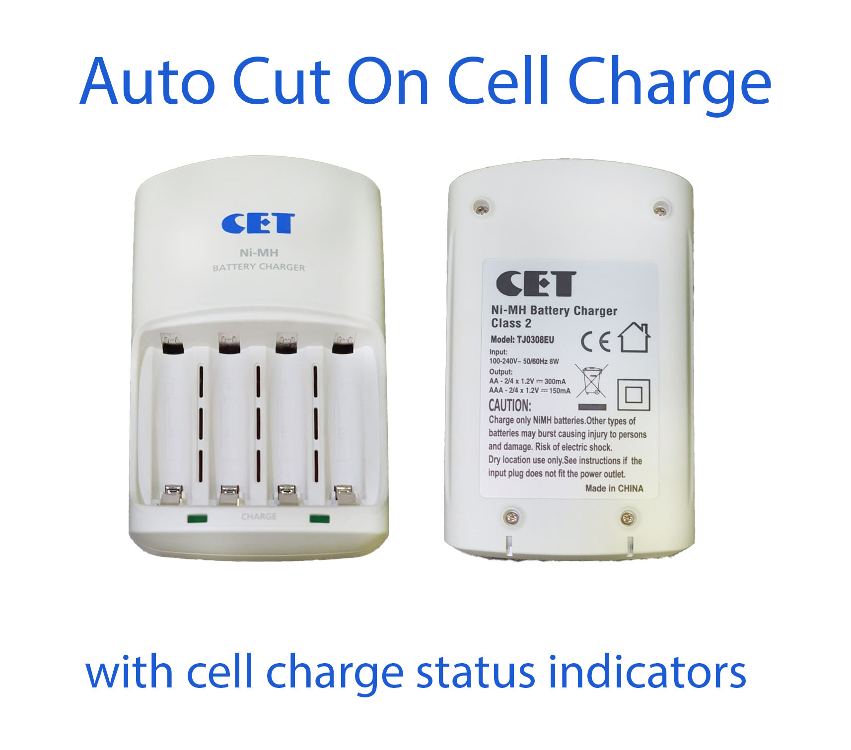 Double Fast CET AA AAA Cells Charger Auto Cut On Full | Daraz.pk