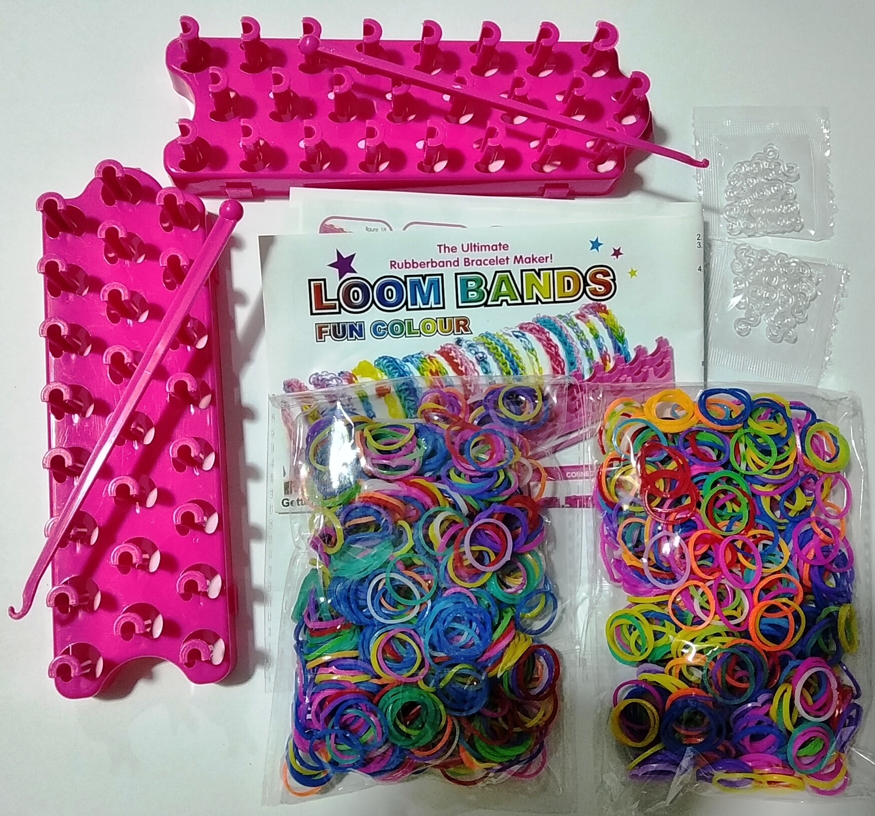 DIY Colorful Loom Bands Collection to Twist Loop and Create Amazing ...