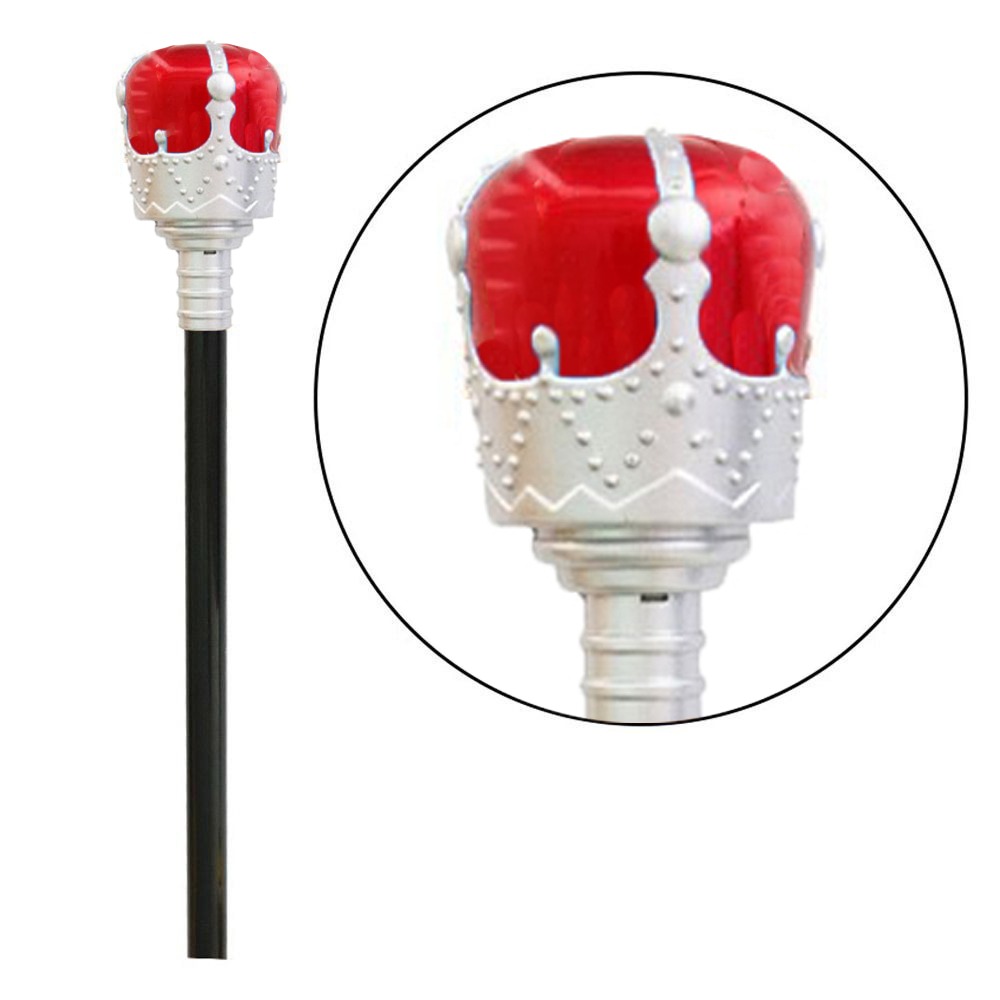 Durable Plastic King Queen Scepter Performance Cosplay Props Princess ...