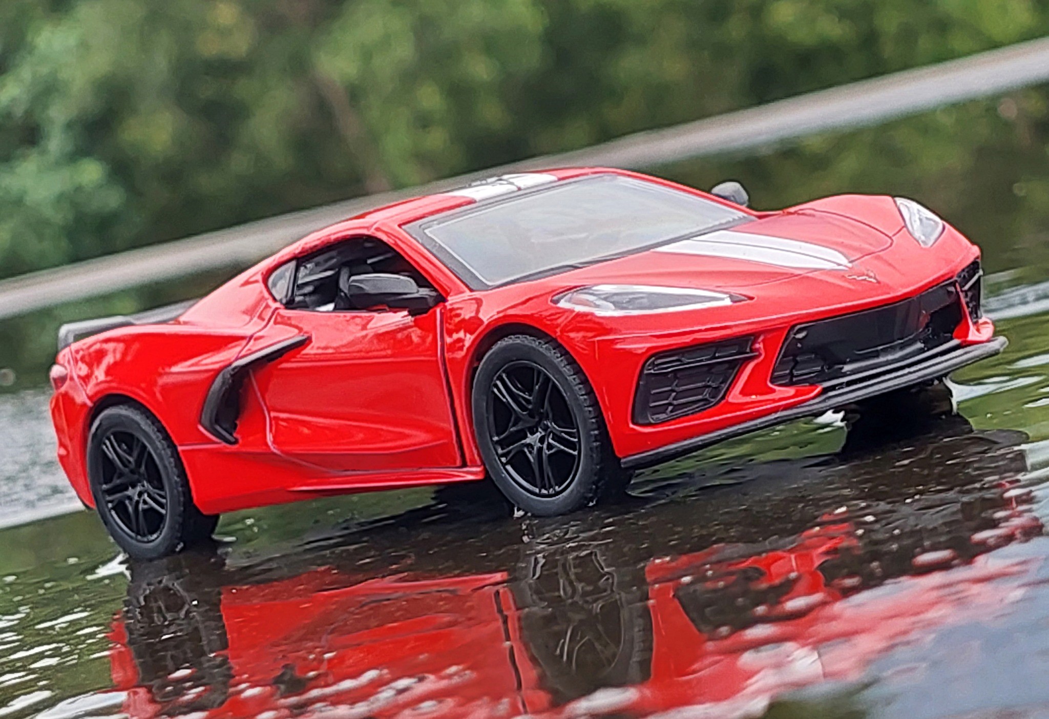 Kinsmart 2021 Corvette w/ printing - 1/36 scale diecast model | Daraz.pk