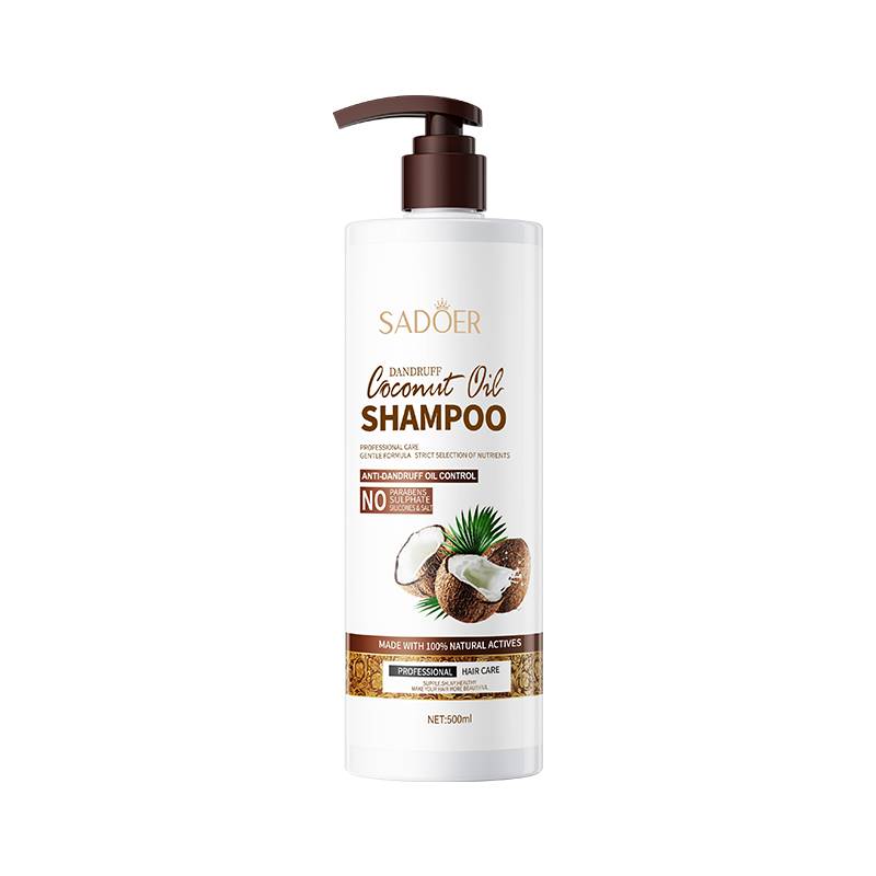 Sadoer Anti Dandruff Coconut Oil Nourishing Smooth Fluffy Shampoo 500ml | Daraz.pk