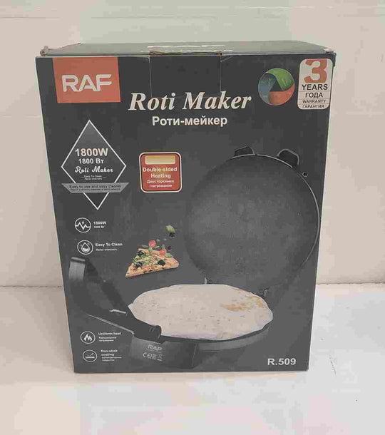 RAF Roti Maker 10Inch 1800W Double Sided, Uniform Heat, Non-Stick ...