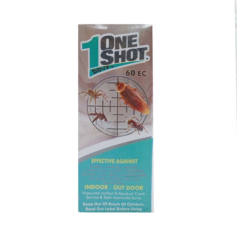 One Shot Cockroach Killer - Insect & Flies Killer 100 ML Bottle - DDVP Plus 60 EC | Daraz.pk