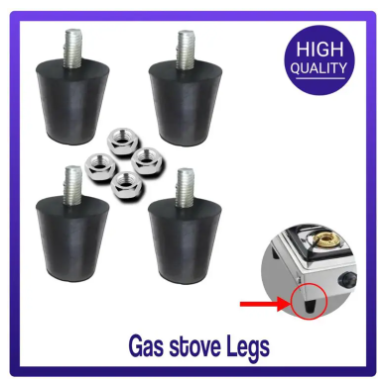 LPG/ NG Gas Stove Quinze plastic Legs With Inner Stainless Steel Nut ...