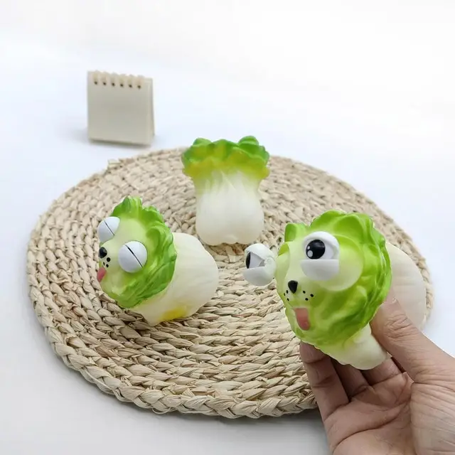 Cabbage Dog Squeeze Fidget Toys | Soft PVC Toys for Kids, Decorative ...