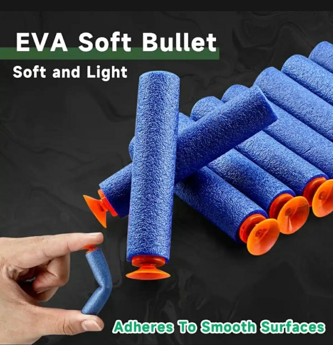 Glock Soft Bullet Gun with Bullet Chain | 25 Ft Range | Daraz.pk