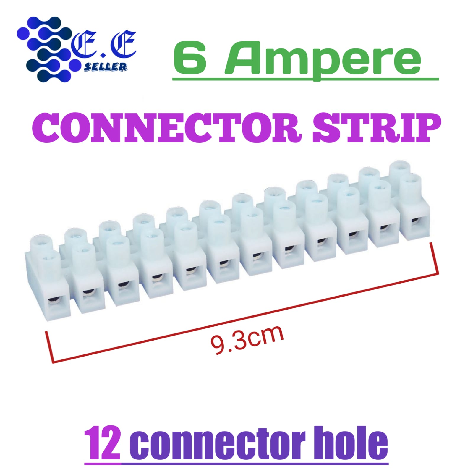 Plastic Connector Strip for wire joint 12way connector 6, 10, 15, 30 ...