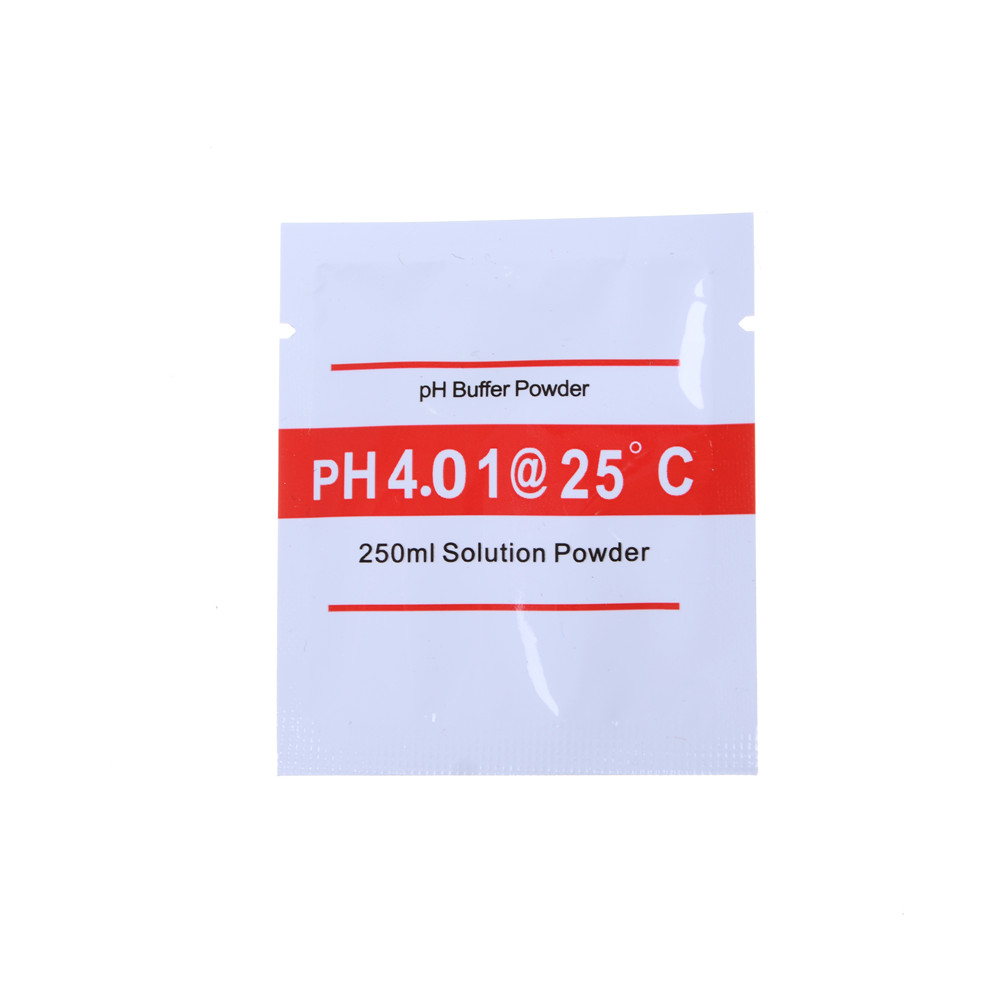 PH Buffer Solution Powder PH Test Meter Measure Calibration 4.01 7.00 ...