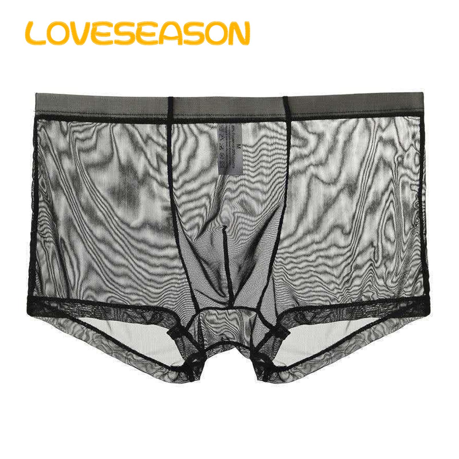 Loveseason Men Club Boxers Breathable Visible Men Underpants | Daraz.pk