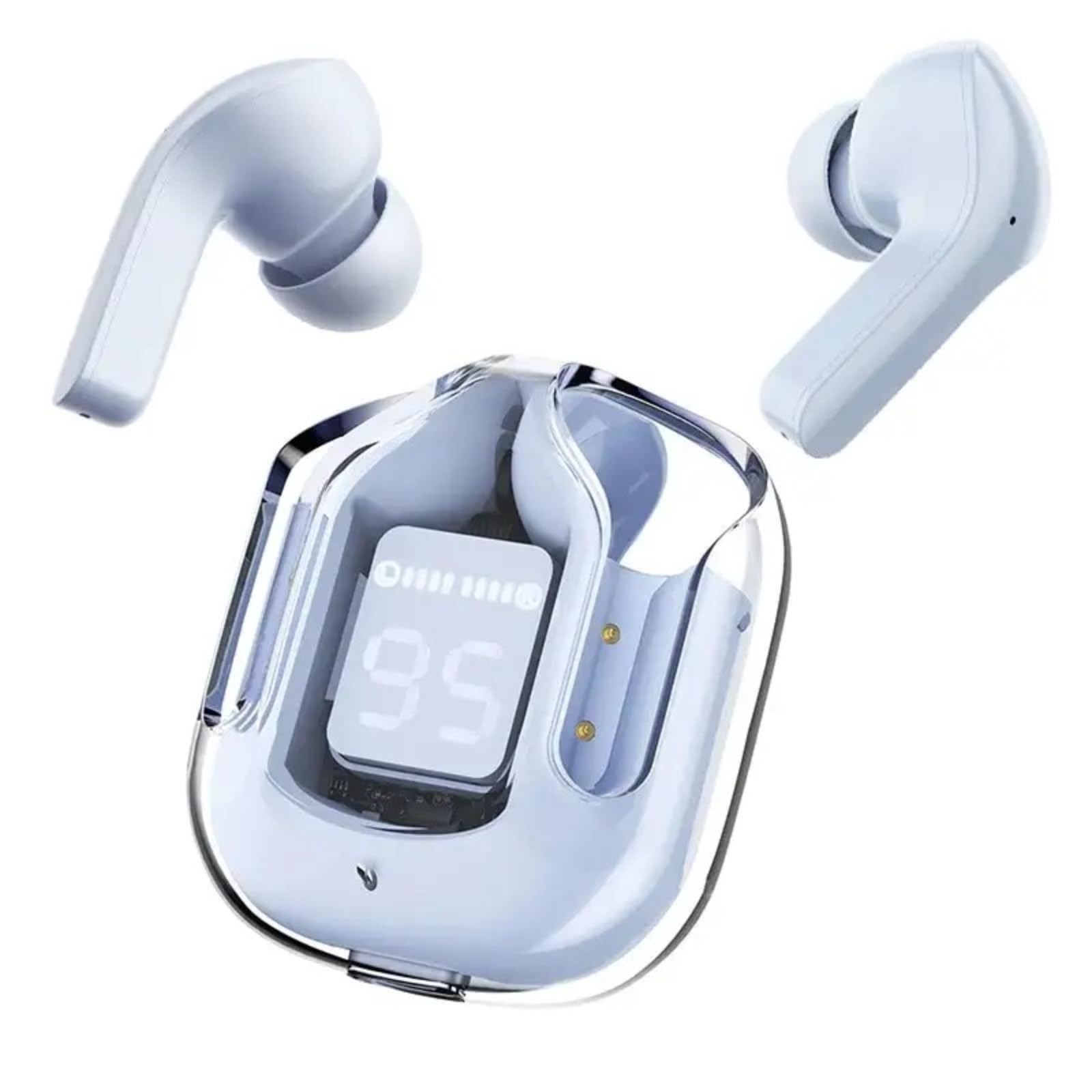 Air31 Earbuds Wireless Earphones Transparent crystal frame Bluetooth ...