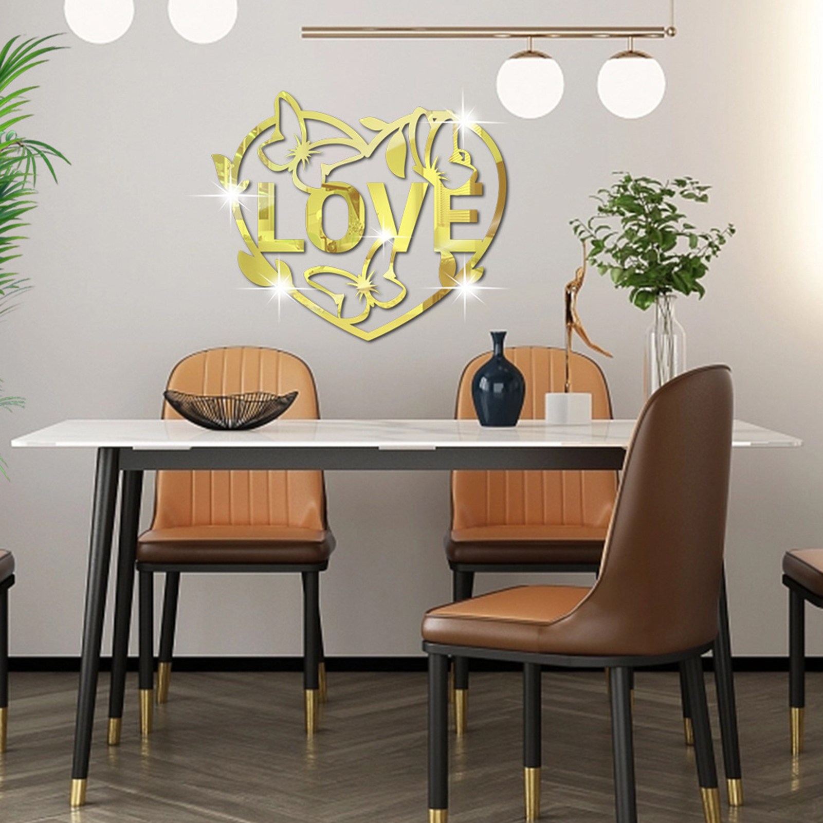 Background Sticker Mirror Surface Reflective Surface Wall Decals | Daraz.pk