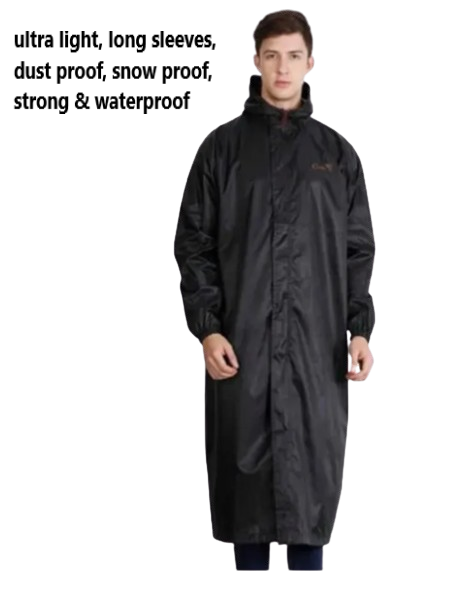 Waterproof raincoat, Hooded raincoat, Raincoat for men-Standard Size ...