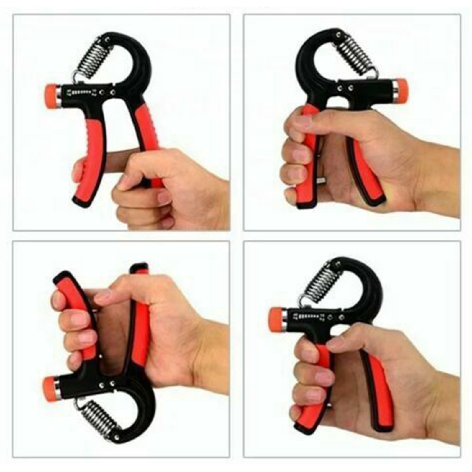 Hand Gripper Adjustable Resistance Automatic Counting Non-Slip Hand ...