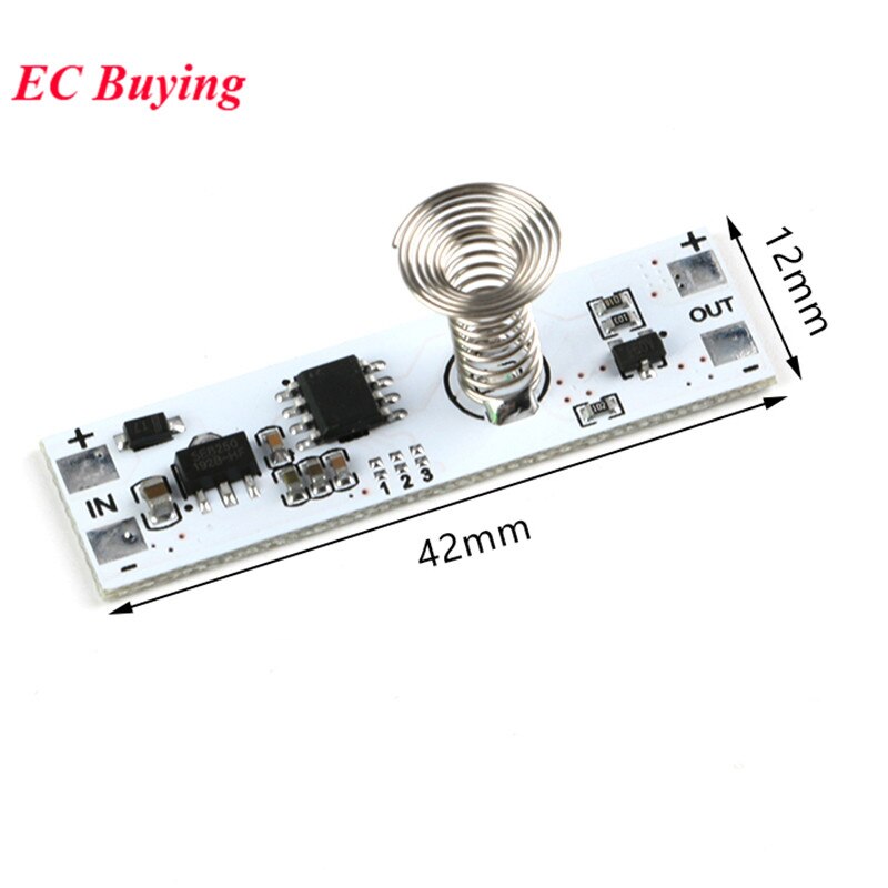 DC 12V Capacitive Touch Sensor Switch LED Dimming Dimmer Control Lamps ...