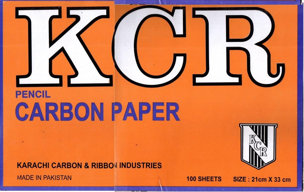 KCR Carbon Paper Blue Color | Legal Size. Size 21 cm x 33 cm | 100 ...