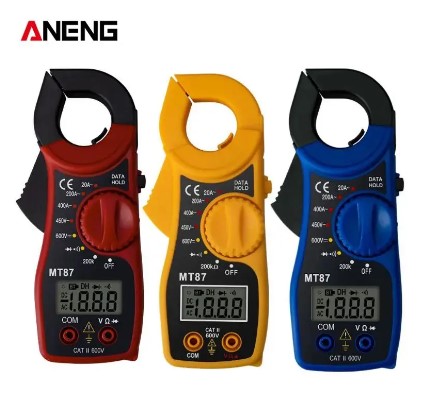 New Portable Digital Clamp Ammeter Multimeter With Measurement AC/DC ...
