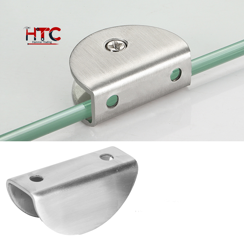 Glass D Clip, Glass Bracket , Fancy Glass Holder Stainless Steel Pack ...