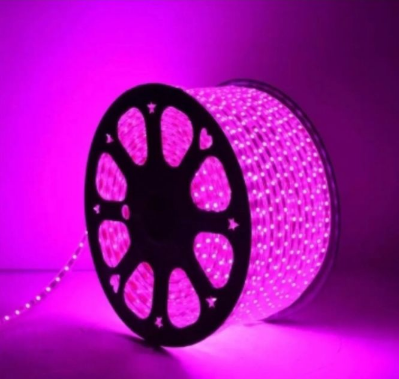Purple Pink LED Rope Ceiling Strip Room Decoration LIGHT, Flexible,Easy ...