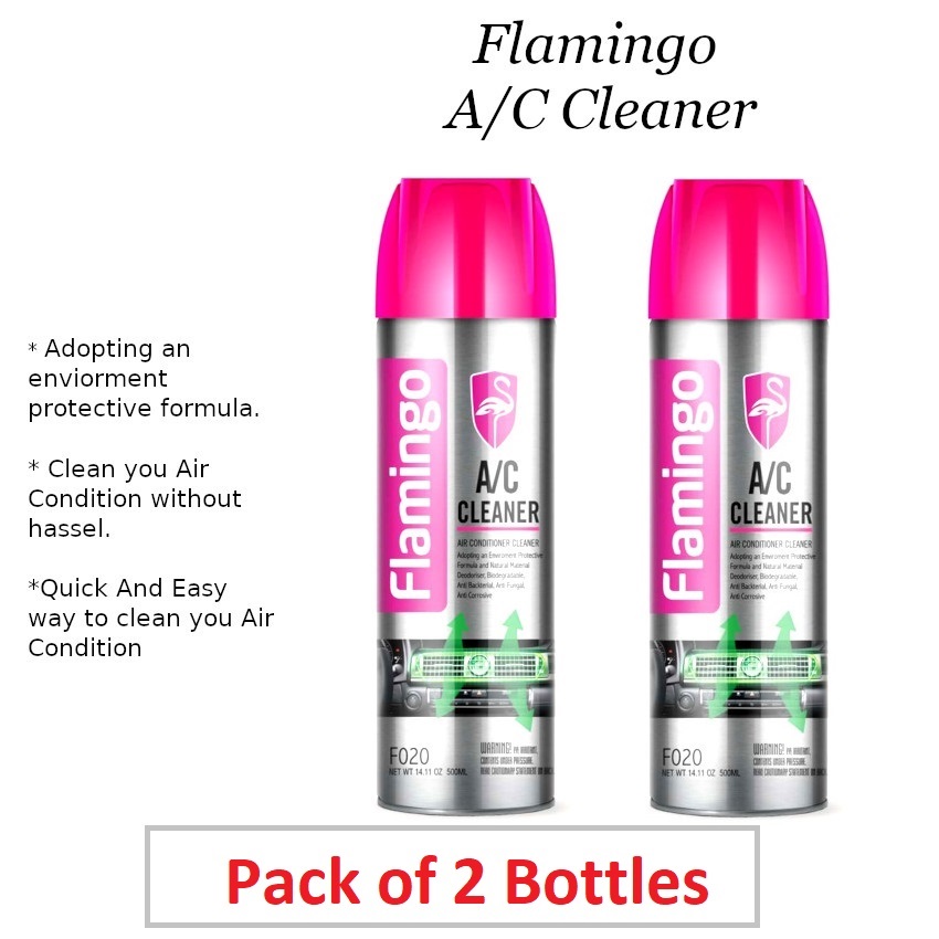Flamingo Car AC Pro Air Conditioner Cleaner - 500ml Pack of 2 | Daraz.pk