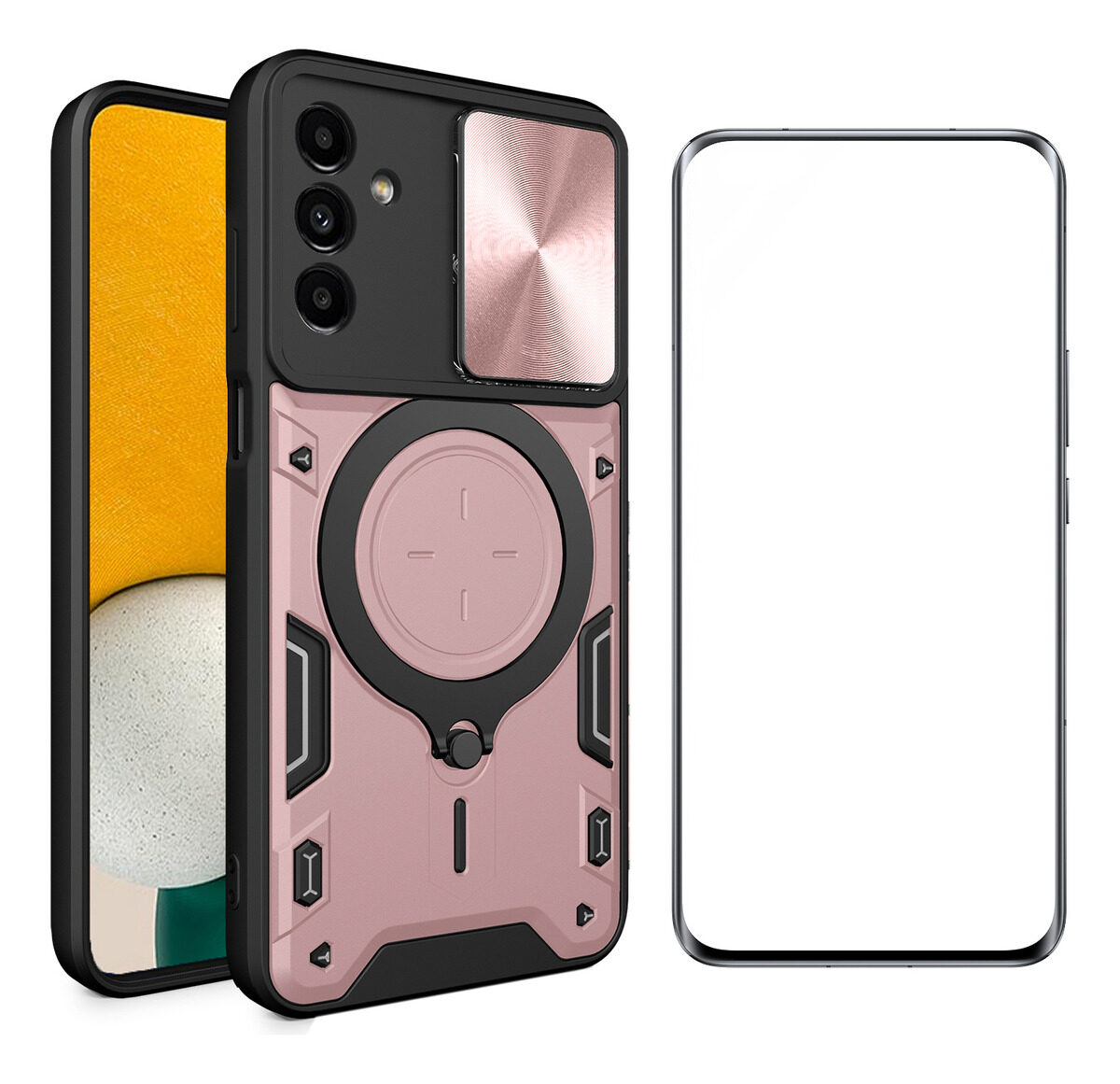 New Phone Case For Samsung M54 5G Cover Foldable 360 Degree Rotating ...