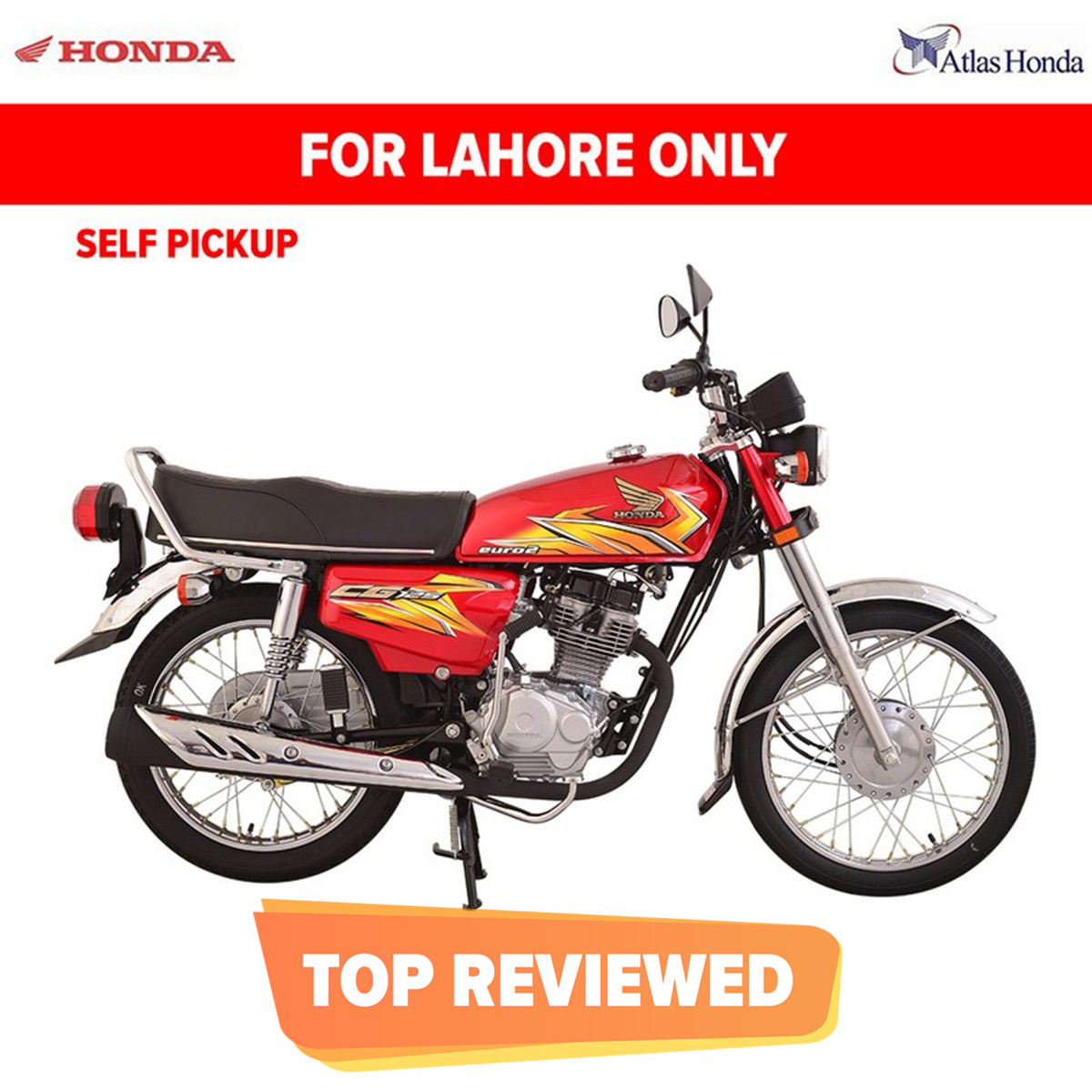 Sale > honda 125 new model self start > in stock