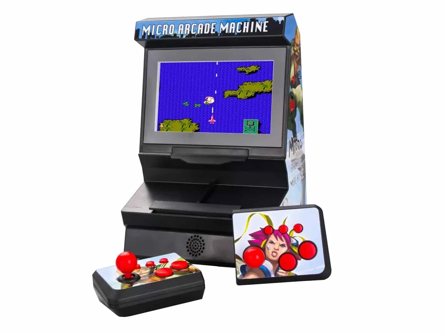 Micro Arcade Machine. 300 games. LCD 4,3″. Removable controllers with 2 ...