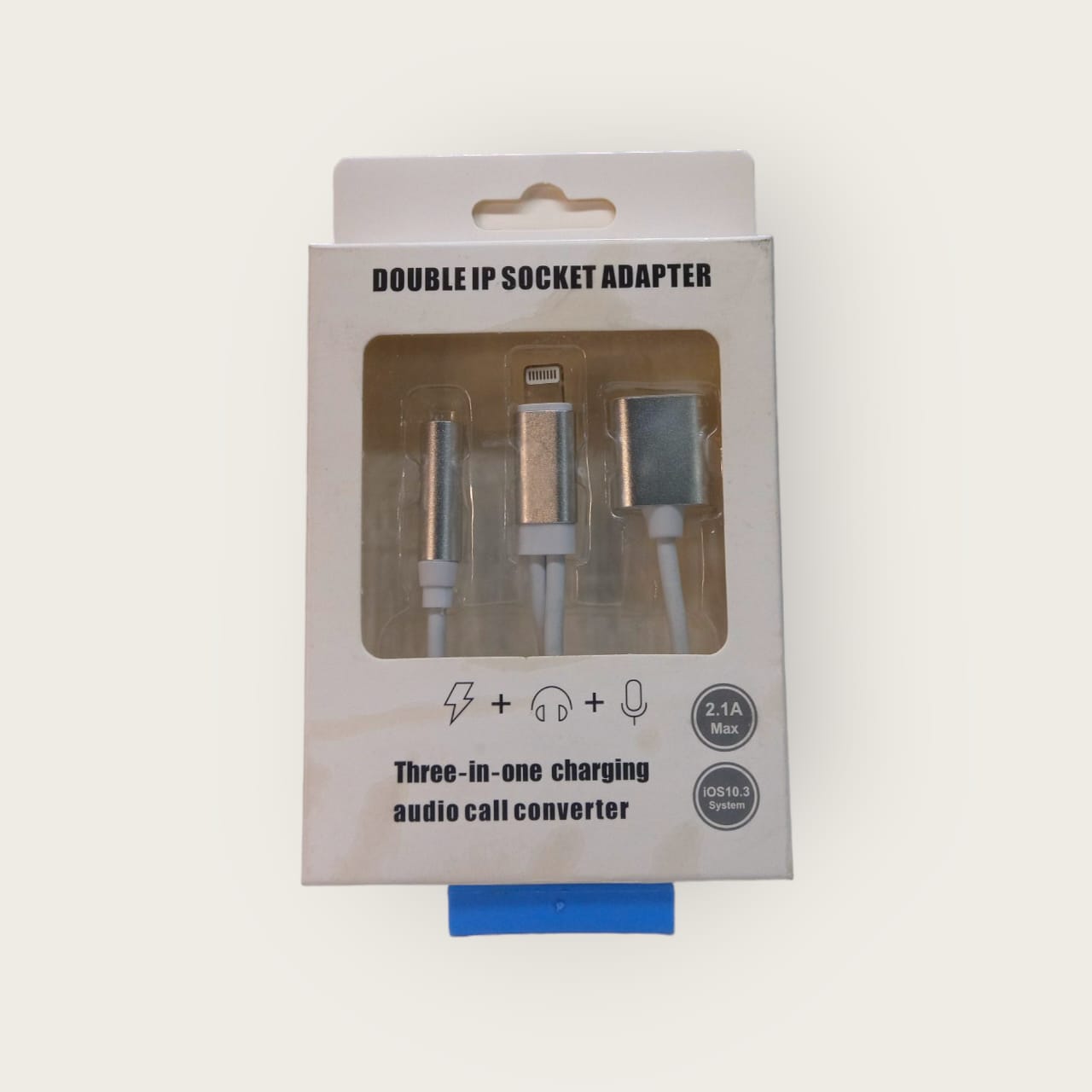 Buy Best Selling iPhone Double IP Socket Adapter – Three-in-One ...