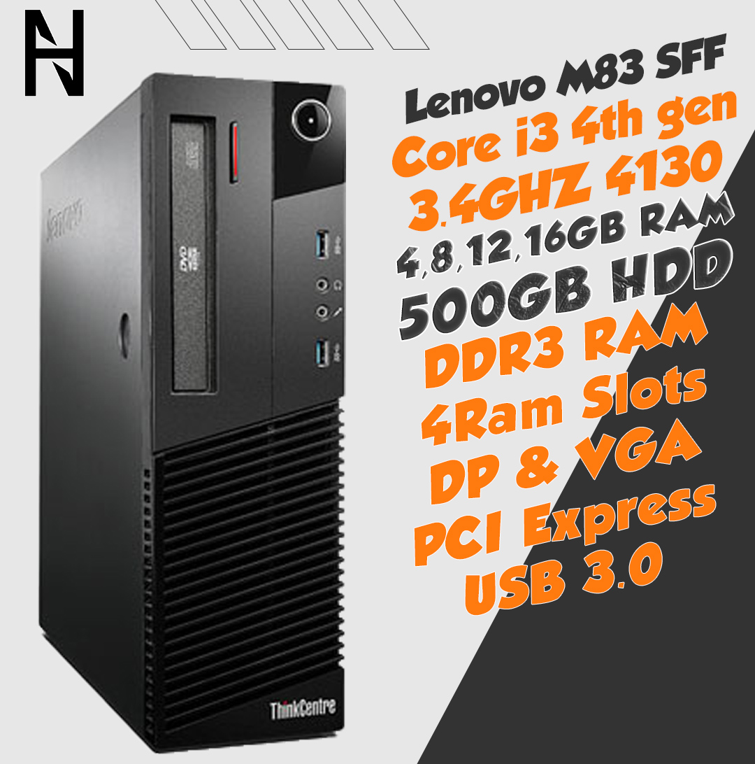 Core i3 4Th Generation 3.4Ghz With 4GB, 8GB, 12GB, 16GB RAM + 500GB HDD ...