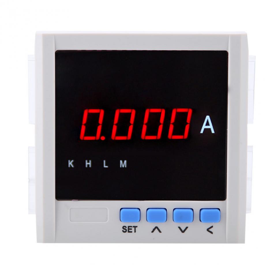 1 Pcs Single Phase Ammeter Digital AC Ammeter Display Programmable ...