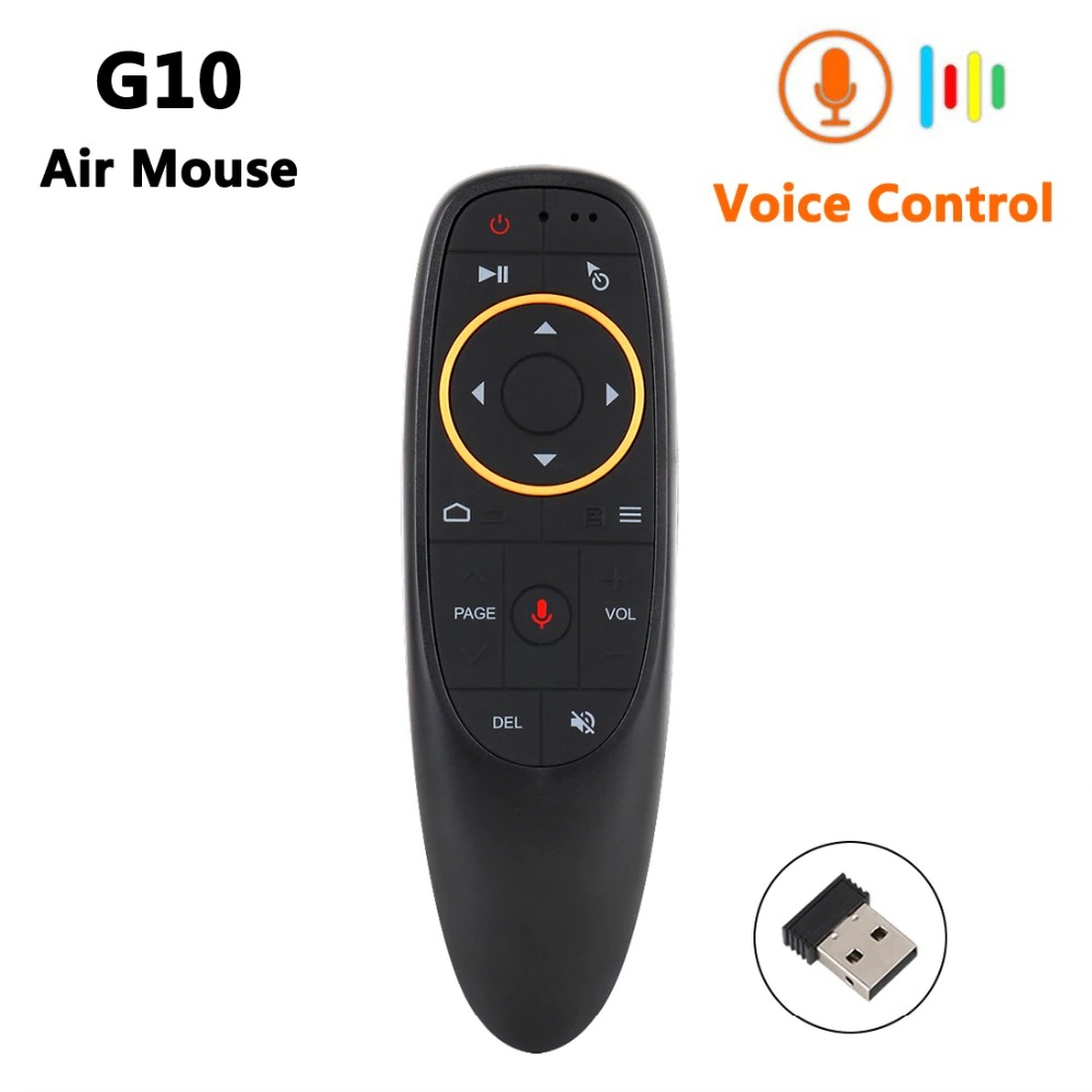 G10 Smart Voice Remote Control 2.4G RF Gyroscope Backlit Wireless Air ...