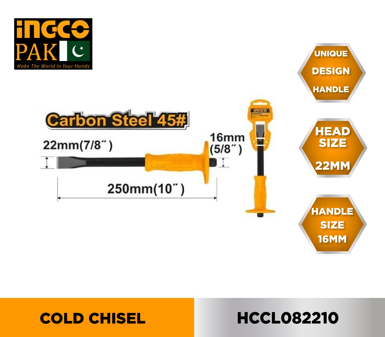 Ingco Cold Chisel 250mm | Daraz.pk