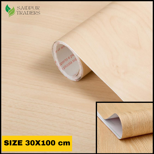 Wooden Wallpaper Sheet Sticker Self Adhesive WaterProof PVC Wallpaper ...