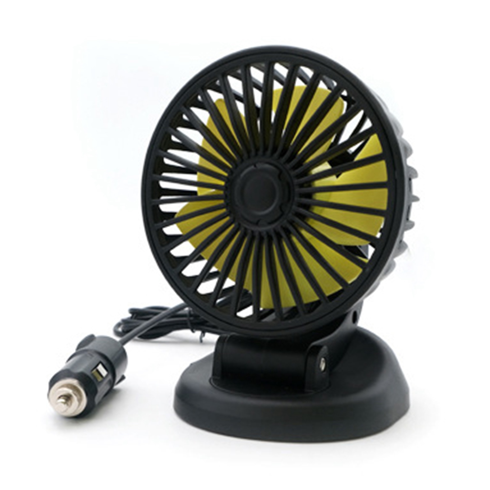 Car 12V Dashboard Fan Portable Fan Can Adjust and Rotation Angle Truck ...