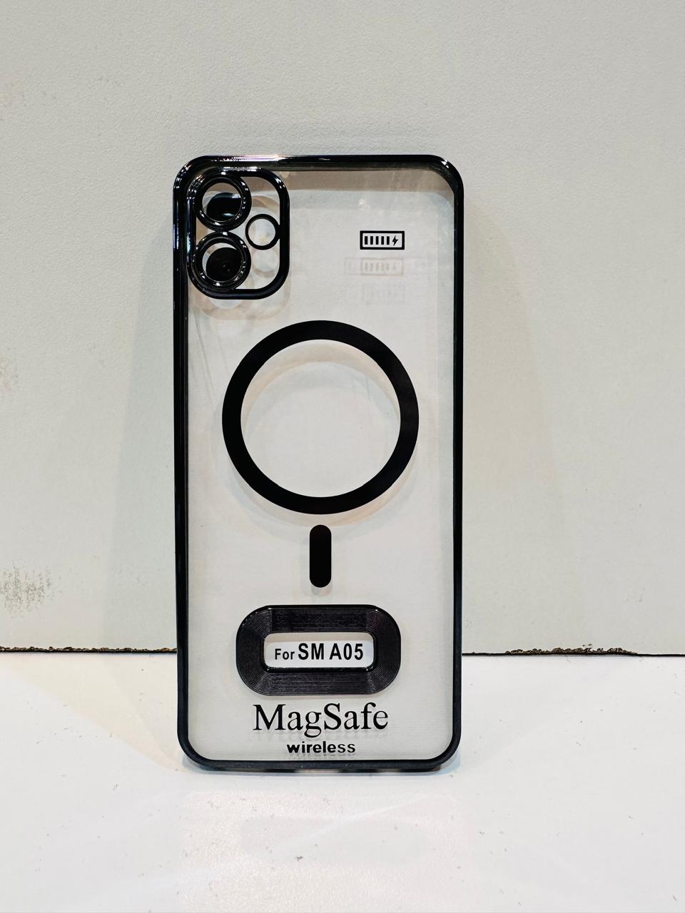 Samsung A05 Back Cover Luxury 6D Plating Soft Case - MAG Safe Design ...