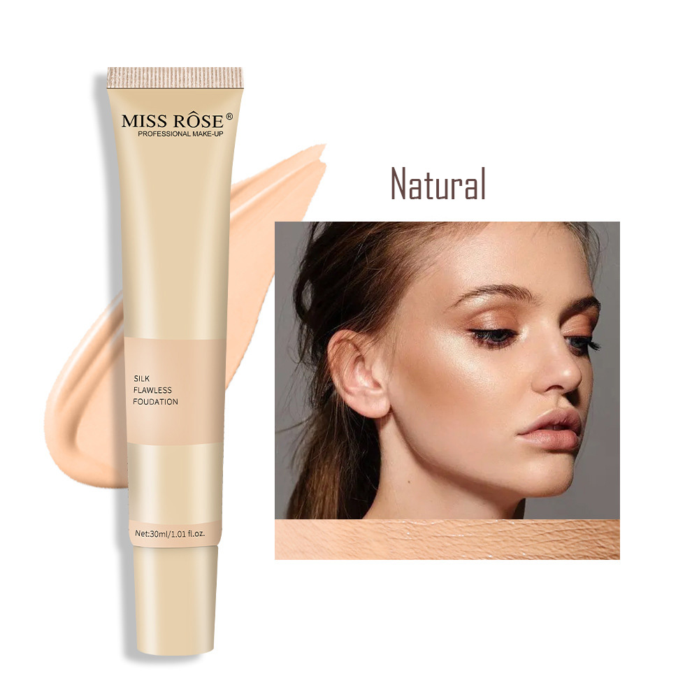 Miss Rose Silk Flawless Foundation 30ml Perfecting Full Coverage Long ...