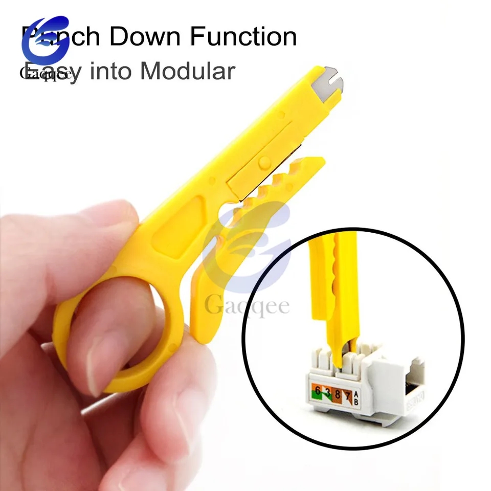 Wire Cutter Tools Easy And Safe To Use , Punch Down Wires On Modular ...
