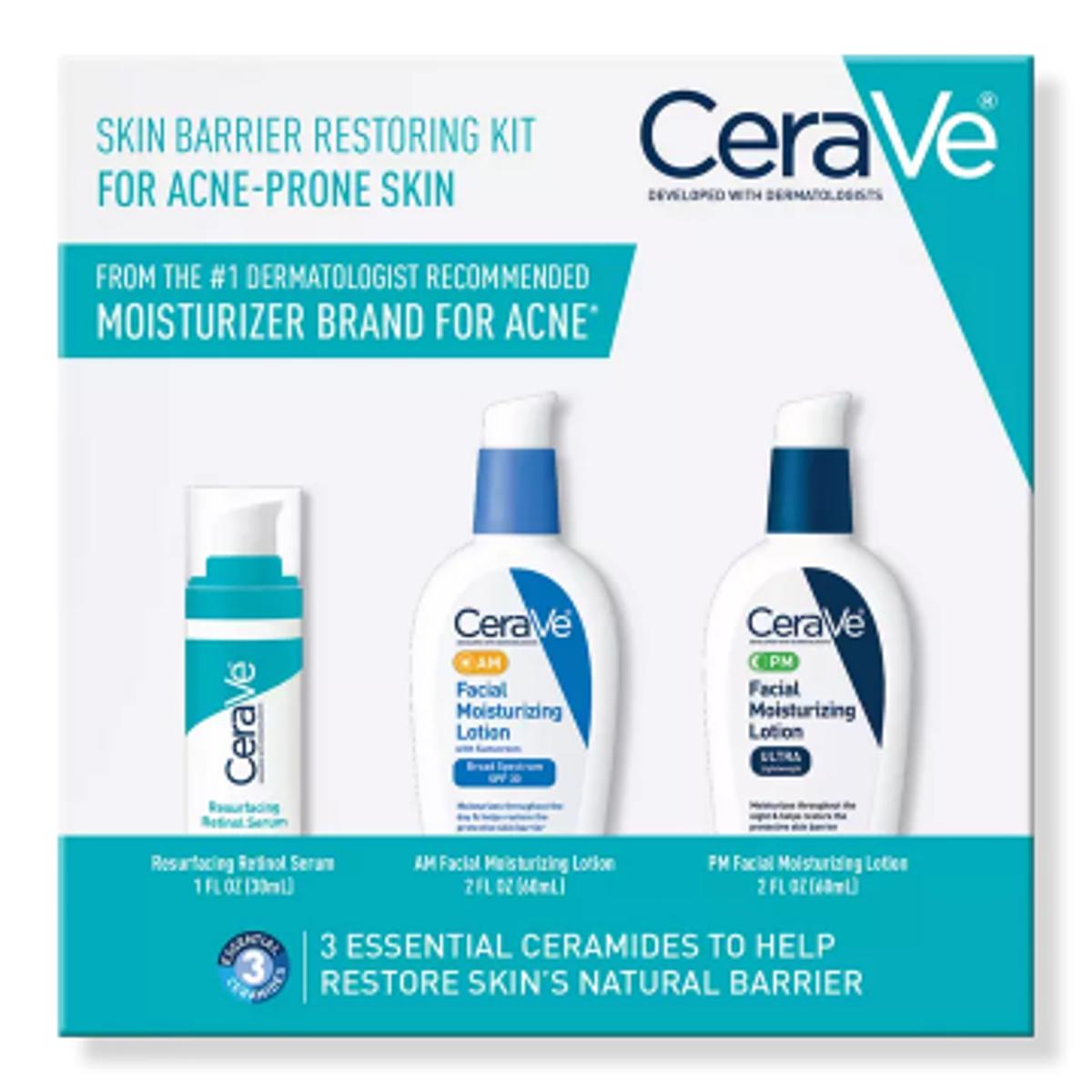 CeraVe Skin Barrier Restoring Kit for Acne Prone Skin | Daraz.pk