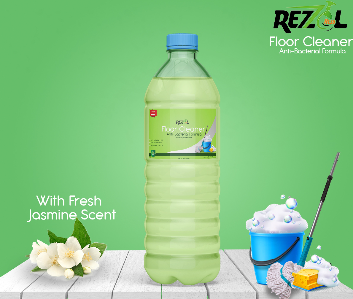 Rezol Multipurpose Floor Cleaner & Disinfectant (Jasmine Fragrance) 1 ...