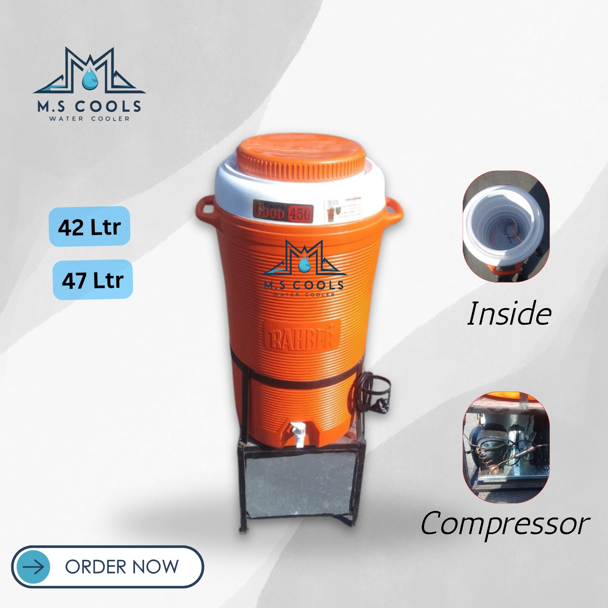 42 liter Electric Plastic Water Cooler Dispenser / Water capacity 42 ...