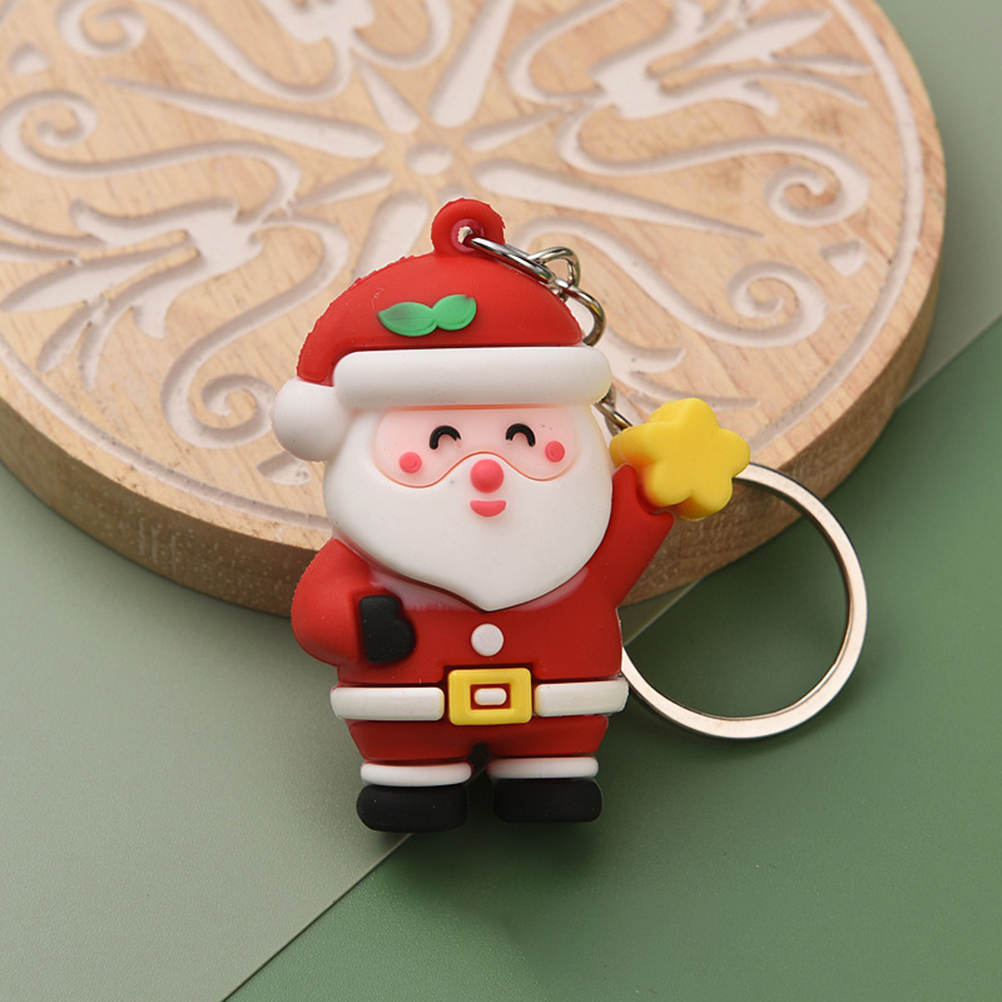 1 Pcs Christmas Series Santa Claus Christmas Tree Key Chains For ...