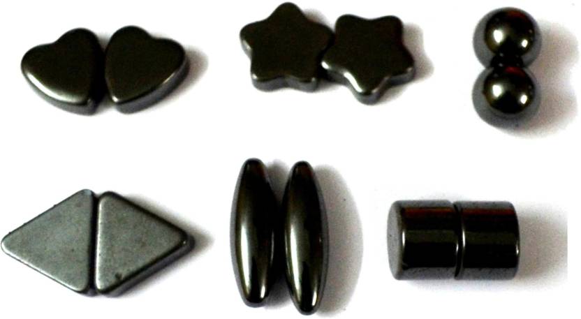 Pack of 12 Pcs (6-Sets) - Buzzing Magnet Toys for Kids -Random Shapes ...