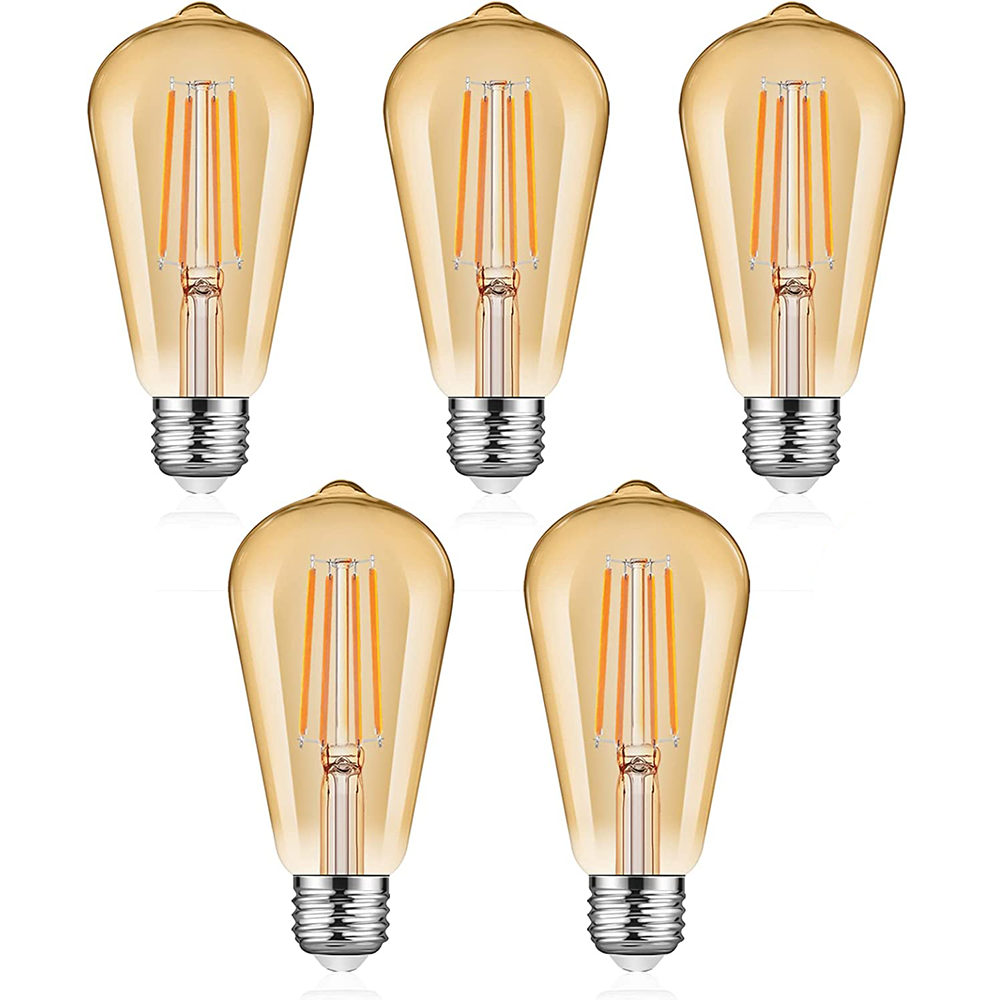 4 Watt LED Edison Light Bulbs 40W Equivalent Vintage Light Bulb, 2200K ...