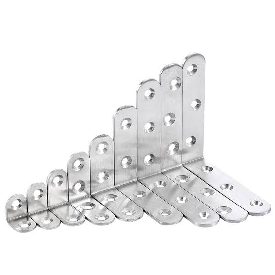 Steel L Shaped Support Angle with Screw for Wall, Size:- 2'' X 2"Pack ...