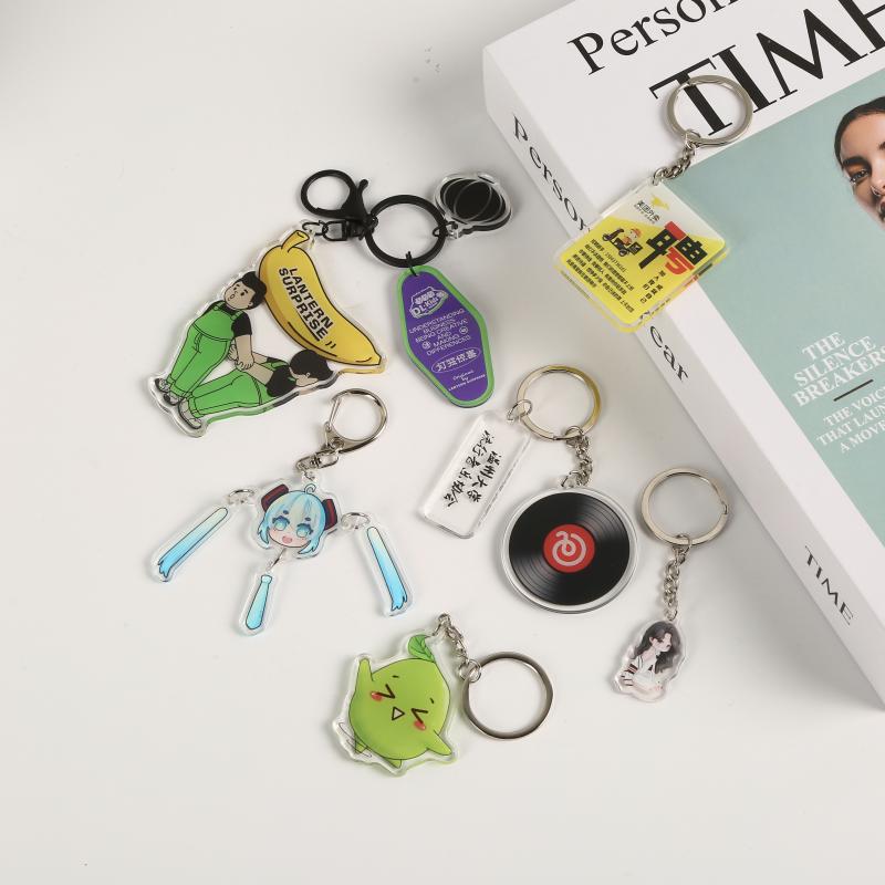 Acrylic keychain custom celebrity peripheral support gift vinyl record ...
