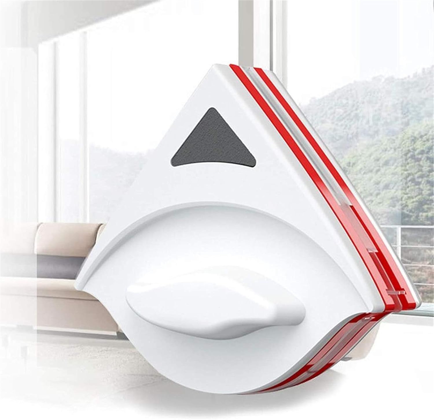 Magnetic Window Glass Cleaner, Double-Sided Glass Cleaner, Triangle ...