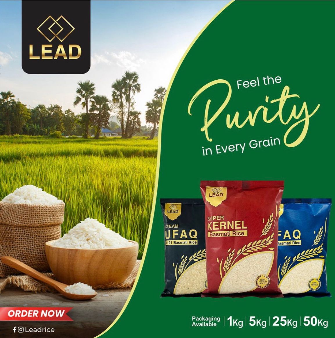 Ufaq Long Grain Rice 50 Kg | Daraz.pk